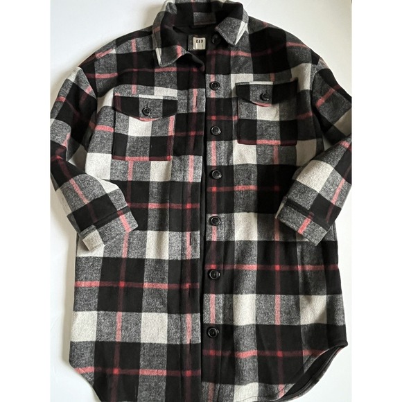 GAP | Jackets & Coats | Gap Kids Teen Boys Girls Unisex Wool Flannel ...